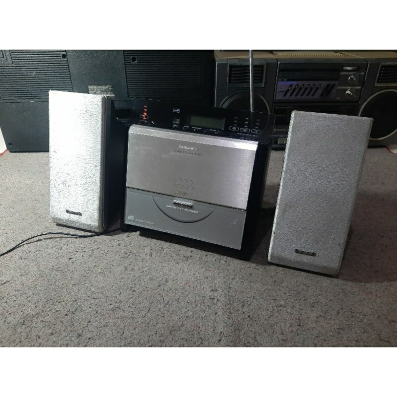Jual PANASONIC SA-EN7 CD STEREO SYSTEM AUX TUNNER NYALA RARE ITEM ...
