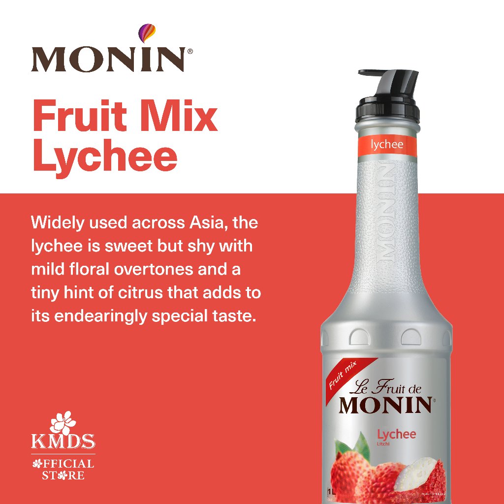 Jual Monin Puree Fruit Mix Lychee 1 Liter | Shopee Indonesia