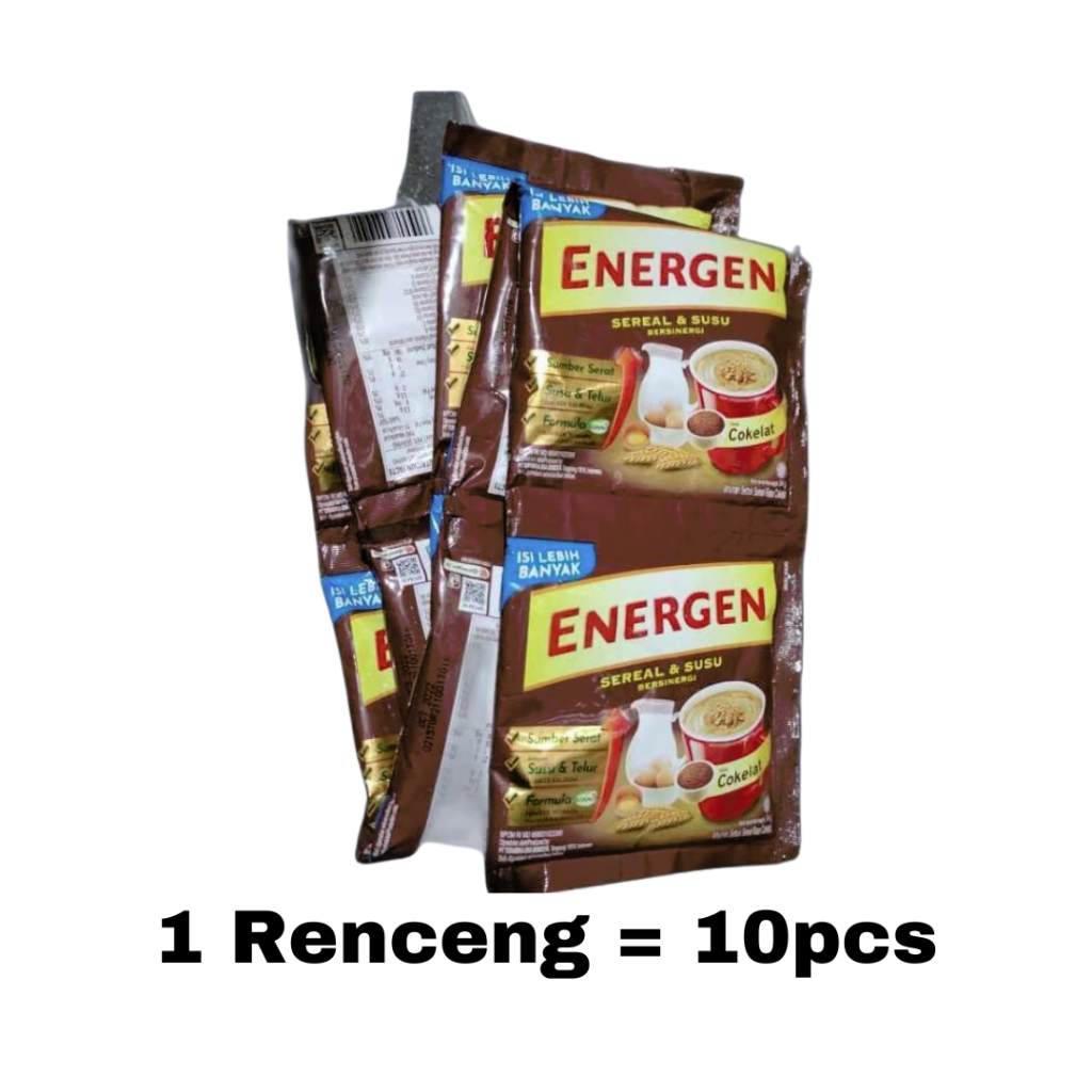 Jual (Isi 10) Energen Renceng Susu Sereal Sachet / Minuman Aneka Rasa ...