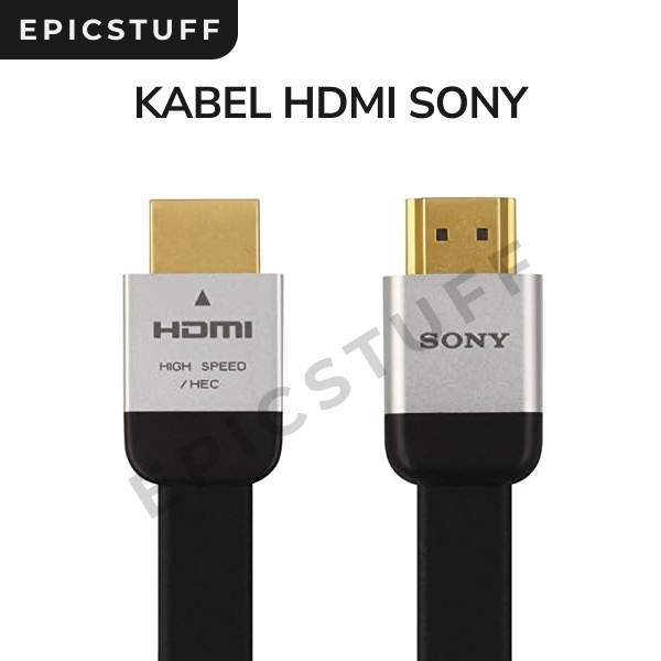 Jual Kabel HDMI SONY 2m High Speed High Quality Flat HDMI Cable 2 Meter Datar | Shopee Indonesia