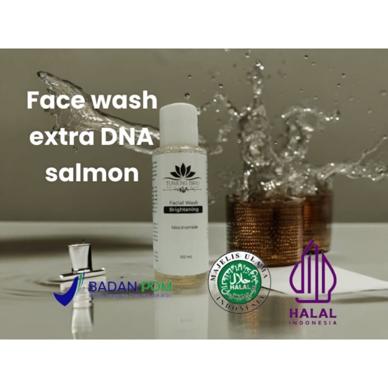 Jual facial wash extra DNA salmon whitening TBG | Shopee Indonesia