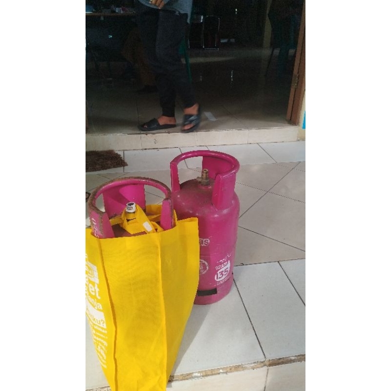 Jual Tabung Kosong Bright Gas Merah Muda 5,5 Kg | Shopee Indonesia