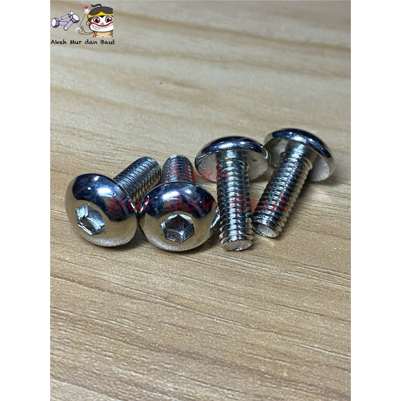 Jual Baut Body L M6 Yamaha Vixion R15 Motor Tangki / Baut Body Drat 10 ...