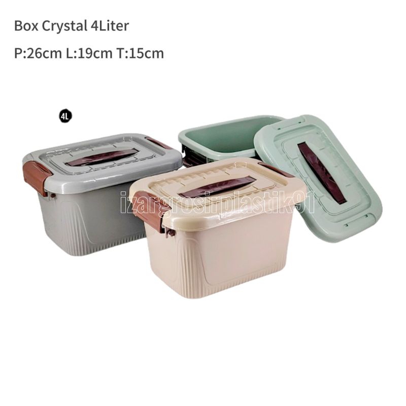 Jual BOX CRYSTAL / BOX CONTAINER 7 LITER/ BOX SERBAGUNA/TEMPAT ...