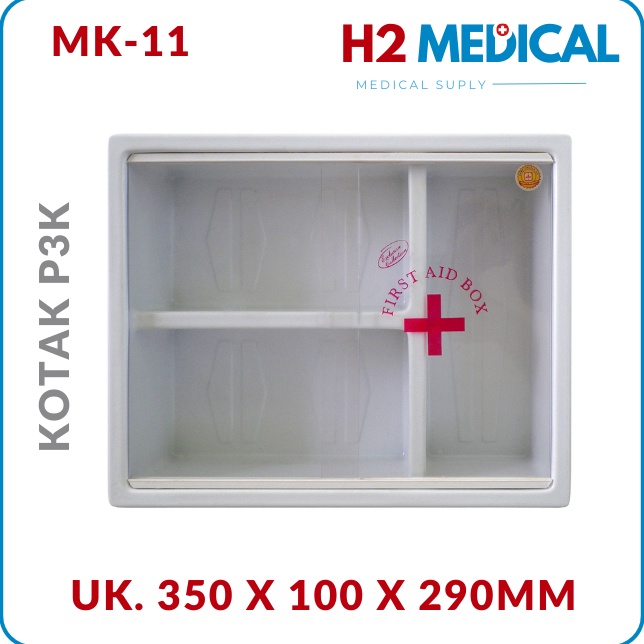 Jual Premium Kotak P3K Dinding 35x1x29cm First Aid Box MK11 Kotak Obat ...