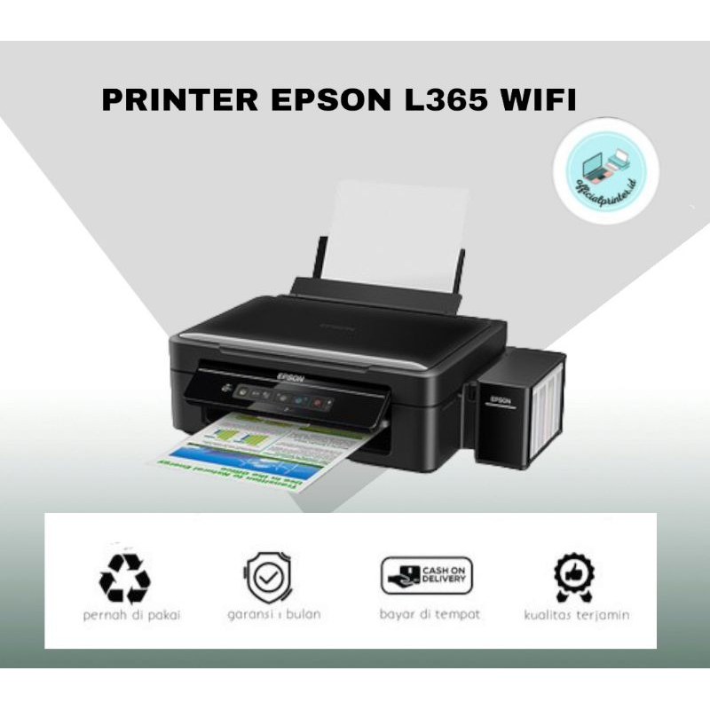 Jual Printer Epson L365 Printer WiFi Fotocopy kaca scan | Shopee Indonesia