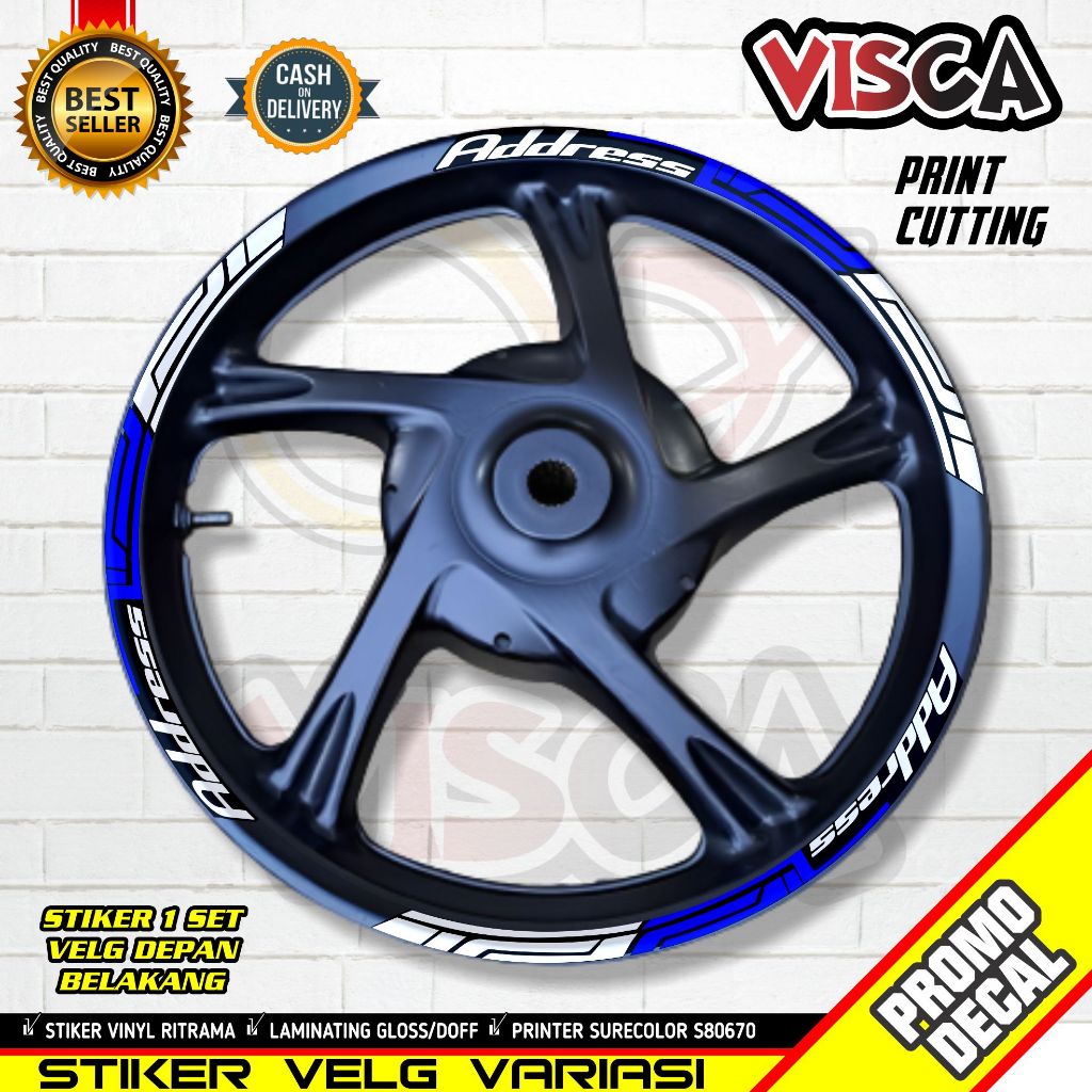 Jual Stiker Velg - Sticker Velk - Stiker Cutting Velg - Stiker Velk ...