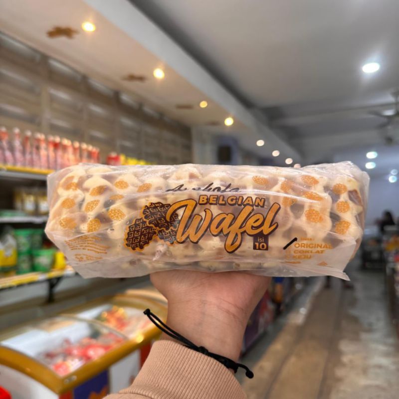 Jual ASSHOFA waffle (wafel) rasa original isi 10 | Shopee Indonesia