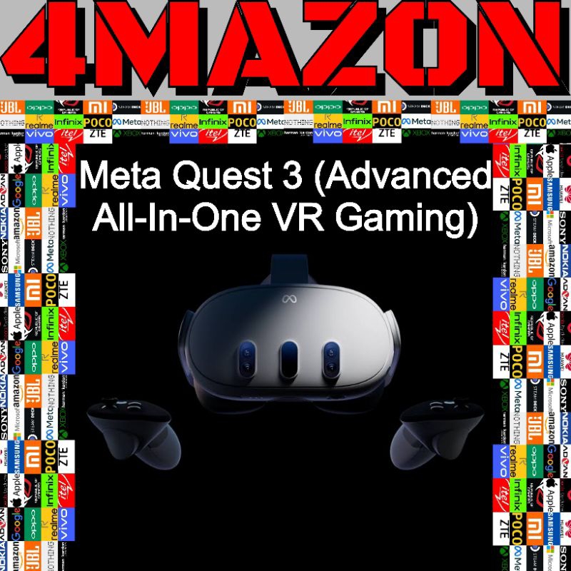 Jual {INTER®} Meta Quest 3 [Qualcomm Snapdragon XR2 Gen 2 Chip] (Advanced all-in-one VR gaming ...