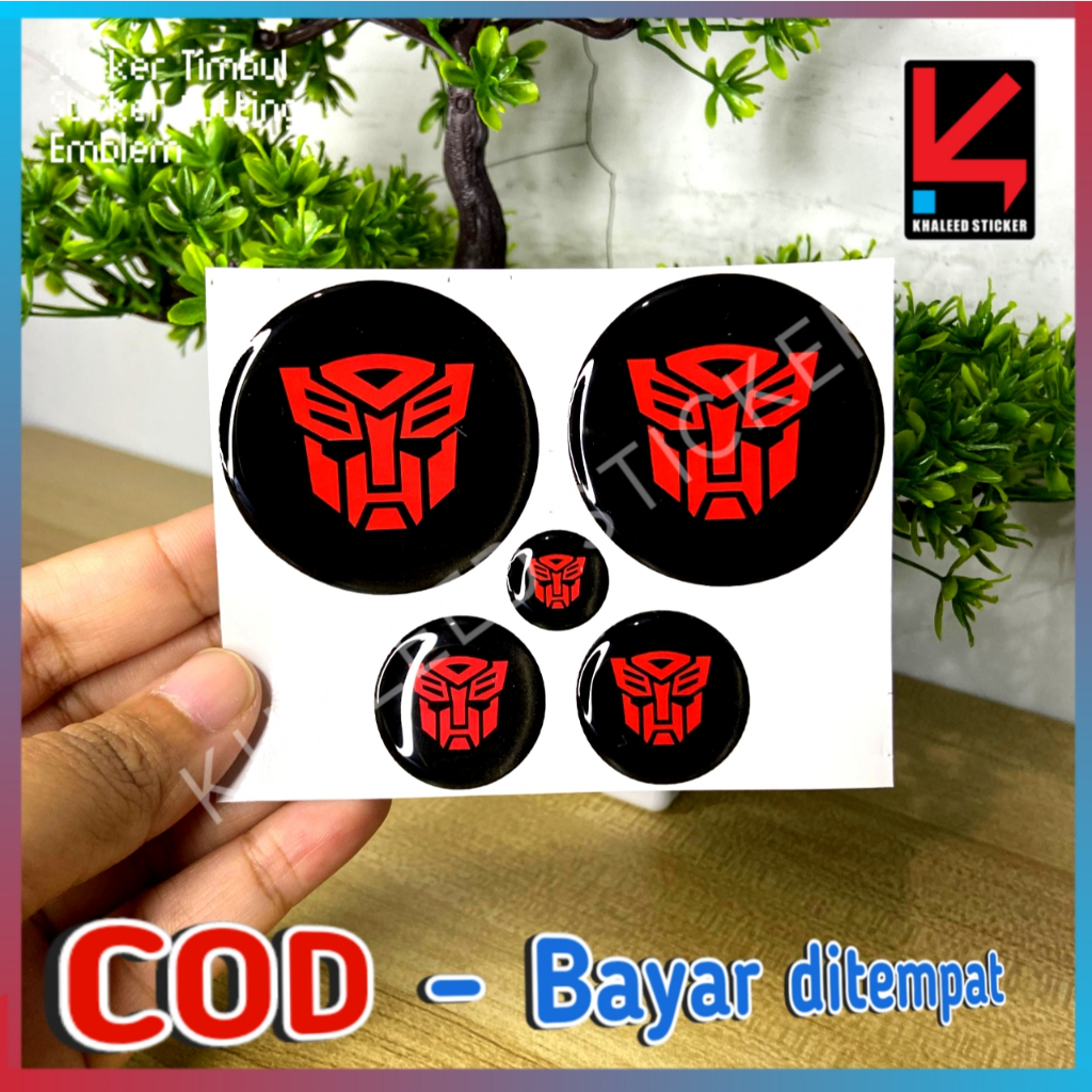 Jual Stiker timbul TRANSFORMER AUTOBOT Emblem aerox nmax lexi stiker ...