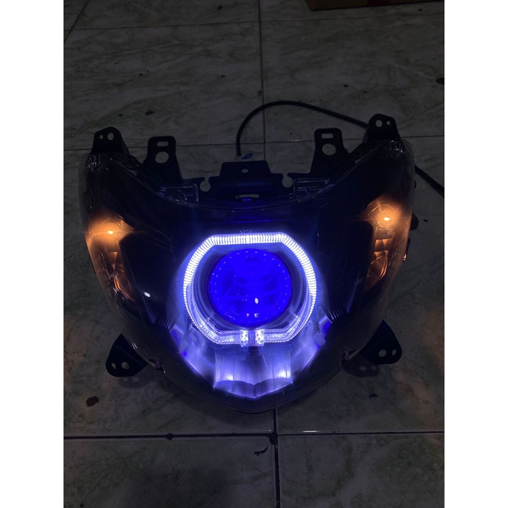 Jual HEADLAMP / LAMPU DEPAN YAMAHA FREEGO OLD CUSTOM BILED PROJIE ...
