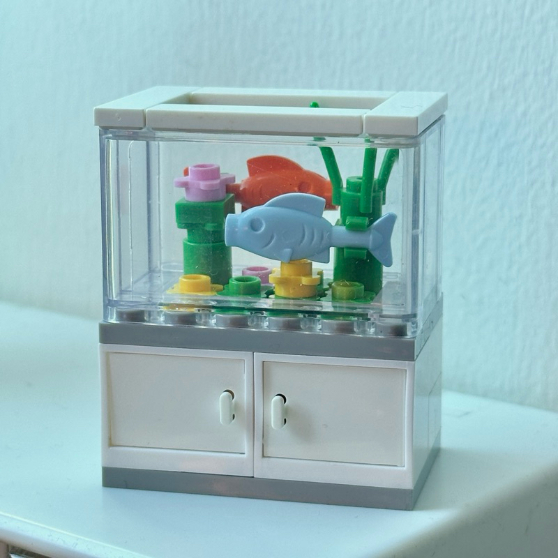 Jual [moncheriland] lego mini fish tank aquarium bricks / puzzle ...