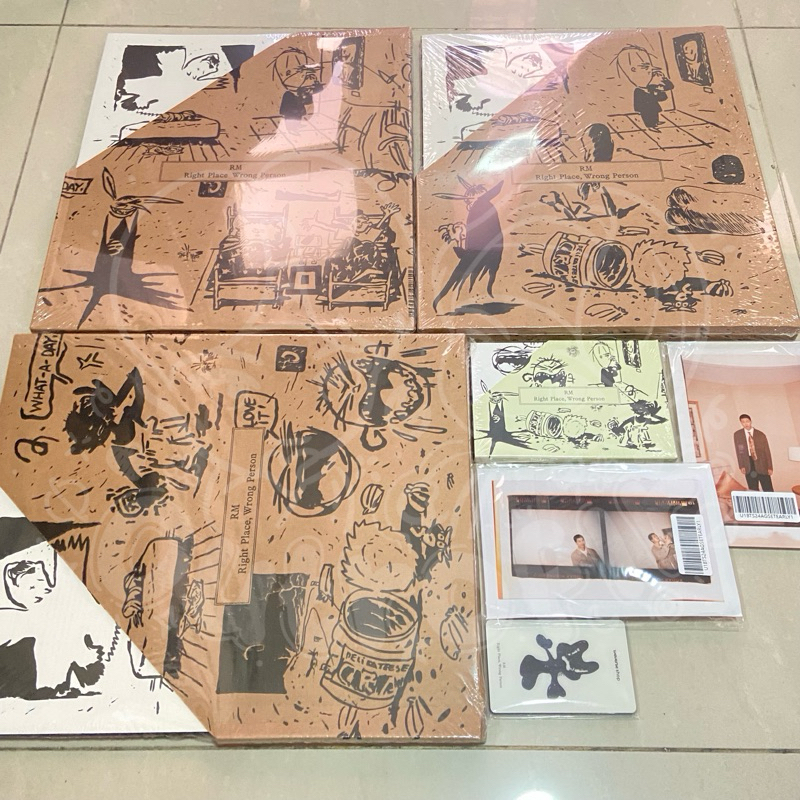 Jual BTS RM RIGHT PLACE WRONG PERSON RPWP ALBUM SET + WEVERSE ALBUM ...