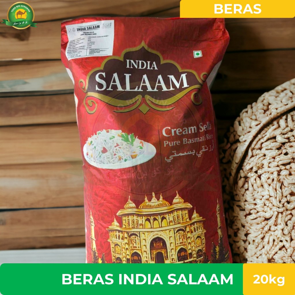 Jual Beras Basmati India Salaam 20Kg - India Salam | Shopee Indonesia