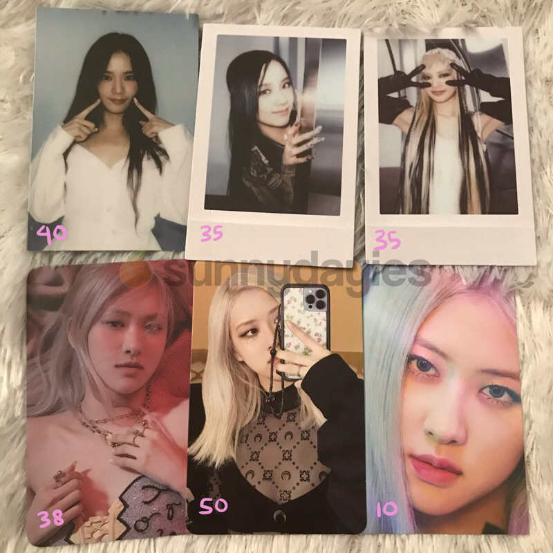 Jual photocard rosé rose jisoo lisa blackpink official | Shopee Indonesia