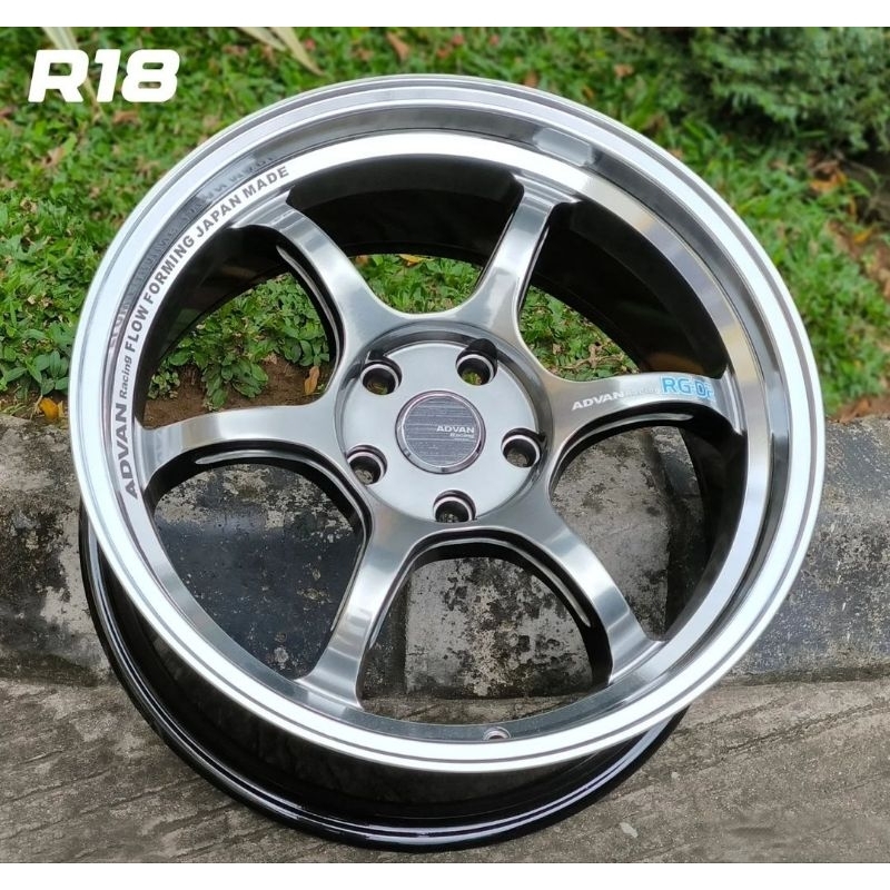 Jual velg mobil ring 18 ADVAN RG D2 FLOW FORMING ET 35 velg racing r18 velg Ertiga xl7 grandmax ...