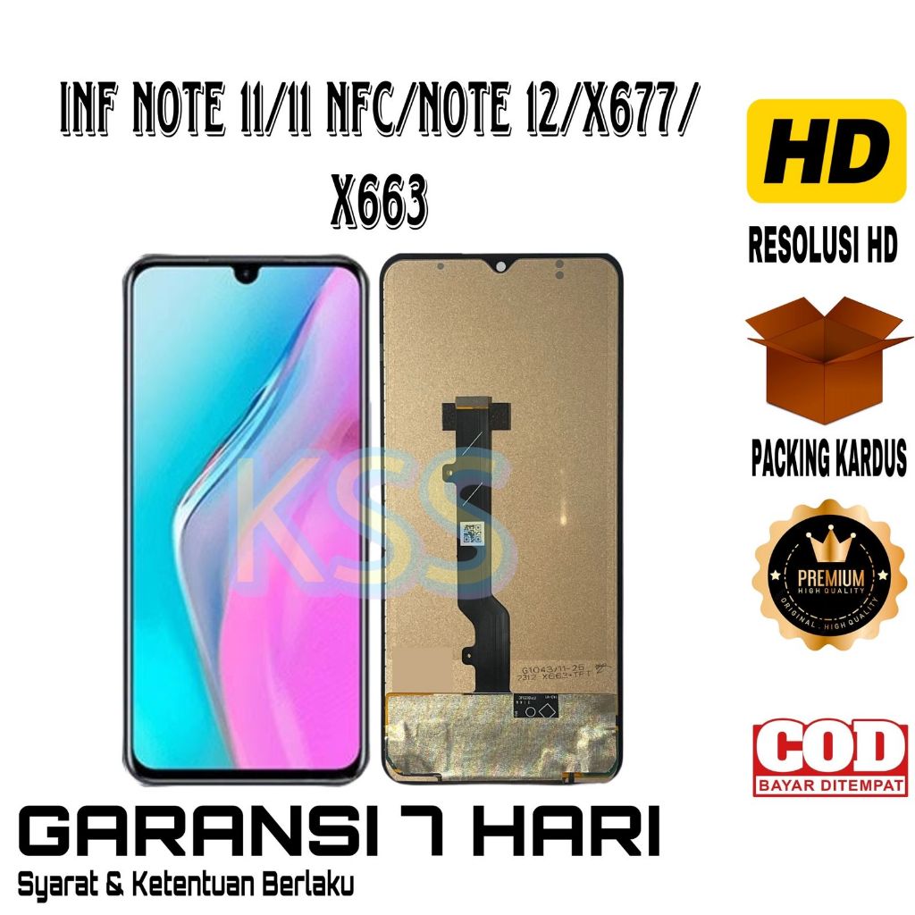 Jual Lcd Infinix Note 11 X663 - Note 12 X670 - Note 12 2022 X676C ...