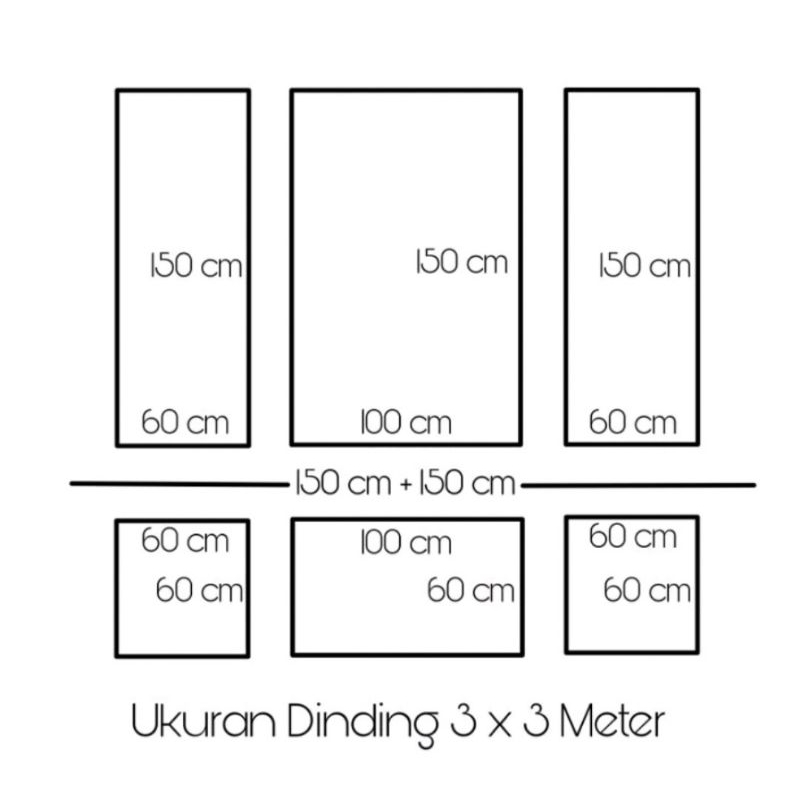 Jual Lis Moulding Paket Komplit Murah Wall Panel Ukuran 3x3 meter ...