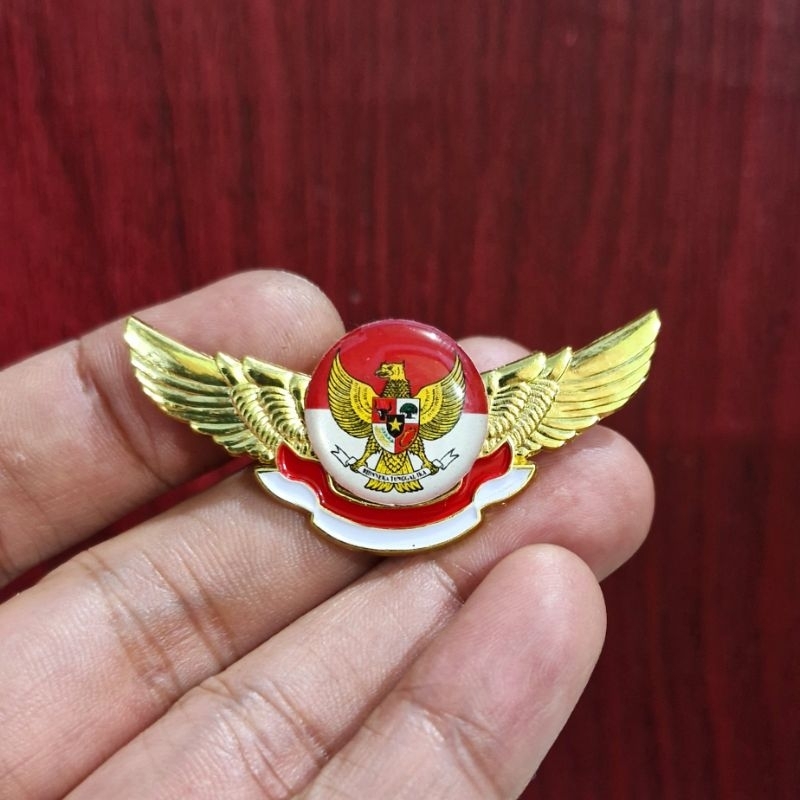 Jual Pin garuda merah putih model wing terbaru | Shopee Indonesia