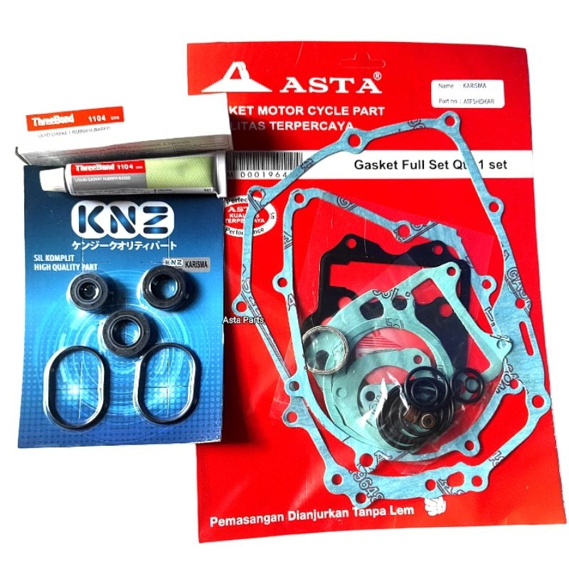 Jual Paket Full Set + Seal Komplit + Lem Threebond Karisma - Supra X 125 - Kirana | Shopee Indonesia