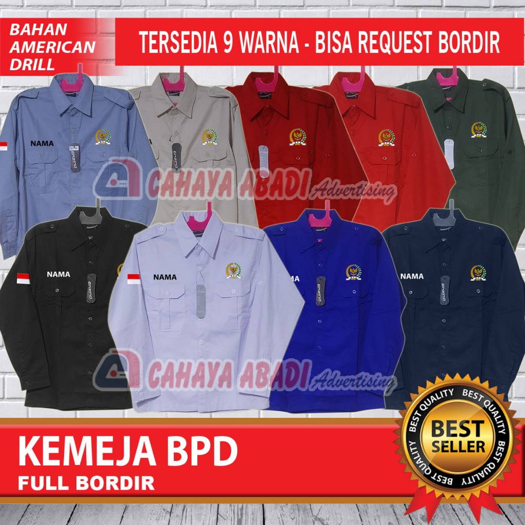 Jual Kemeja BPD Seragam BPD Baju BPD Badan Permusyawaratan Desa ...