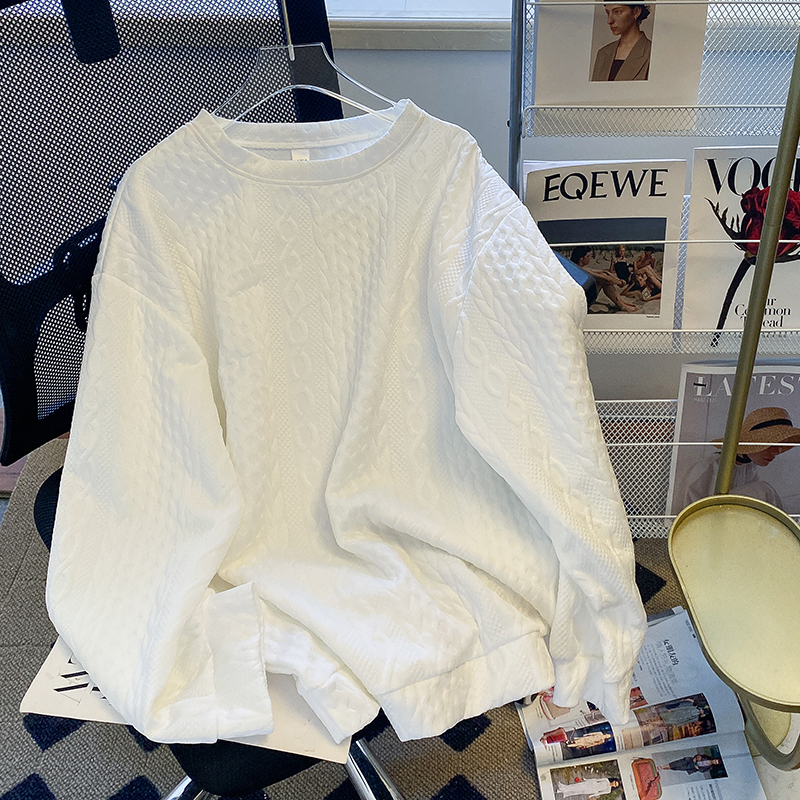 Jual Misco / Sweater Oversize Rajut Putih Wanita / Baju Tasan Wanita ...