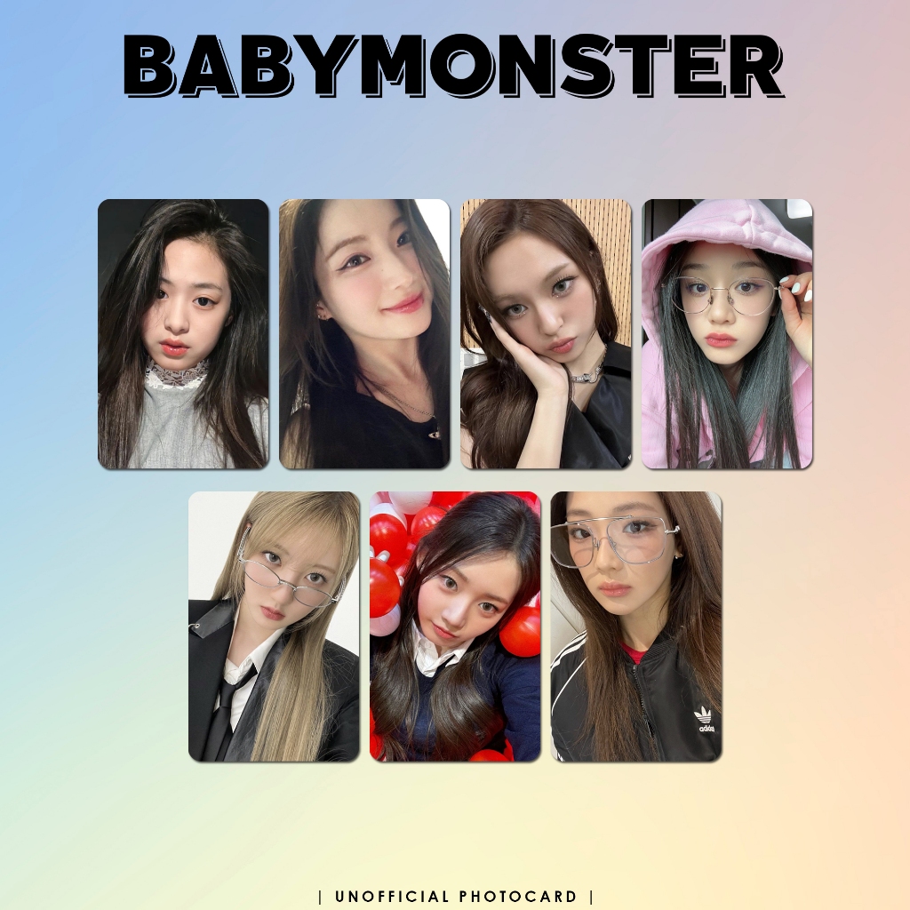 Jual UNOFFICIAL PHOTOCARD BABYMONSTER SELCA | Shopee Indonesia