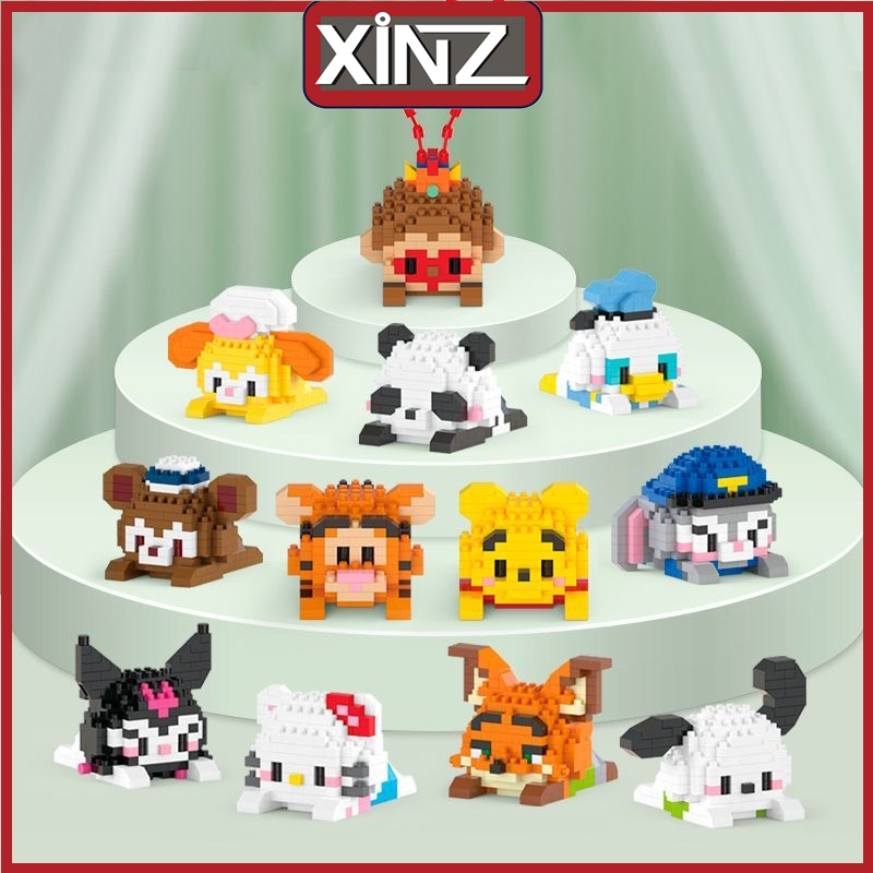 Jual XiNZ Mini Bricks Building Block Balok Susun DIY Toys Mini Block ...