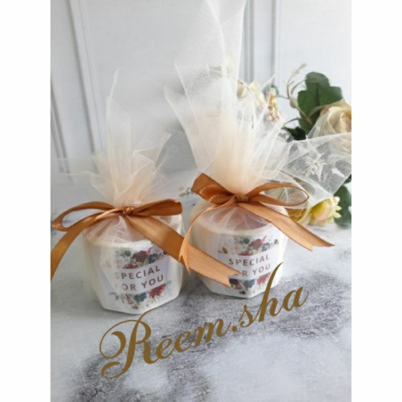 Jual Souvenir Lilin Aromatherapy / aroma terapi kemas tile | Shopee ...
