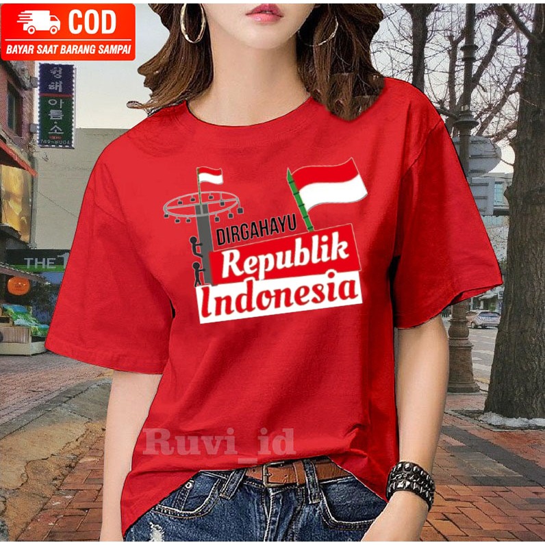 Jual KAOS HUT RI / BELI 3 GRATIS HEADSET EXTRA BAS / KAOS 17 AGUSTUS / KAOS DIRGAHAYU REPUBLIK ...