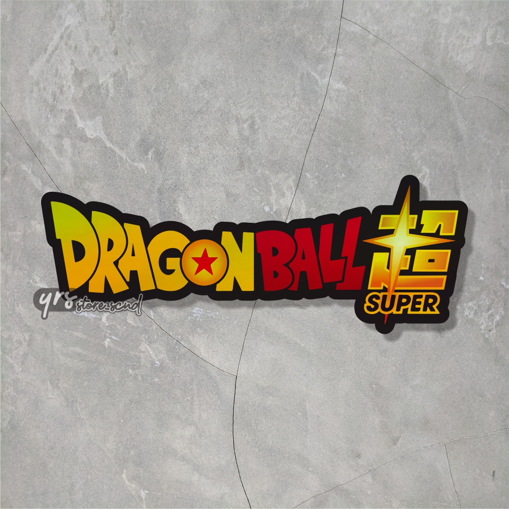 Jual Stiker Anime Dragon Ball Logo Ukuran +- 7 cm sticker case hp ...