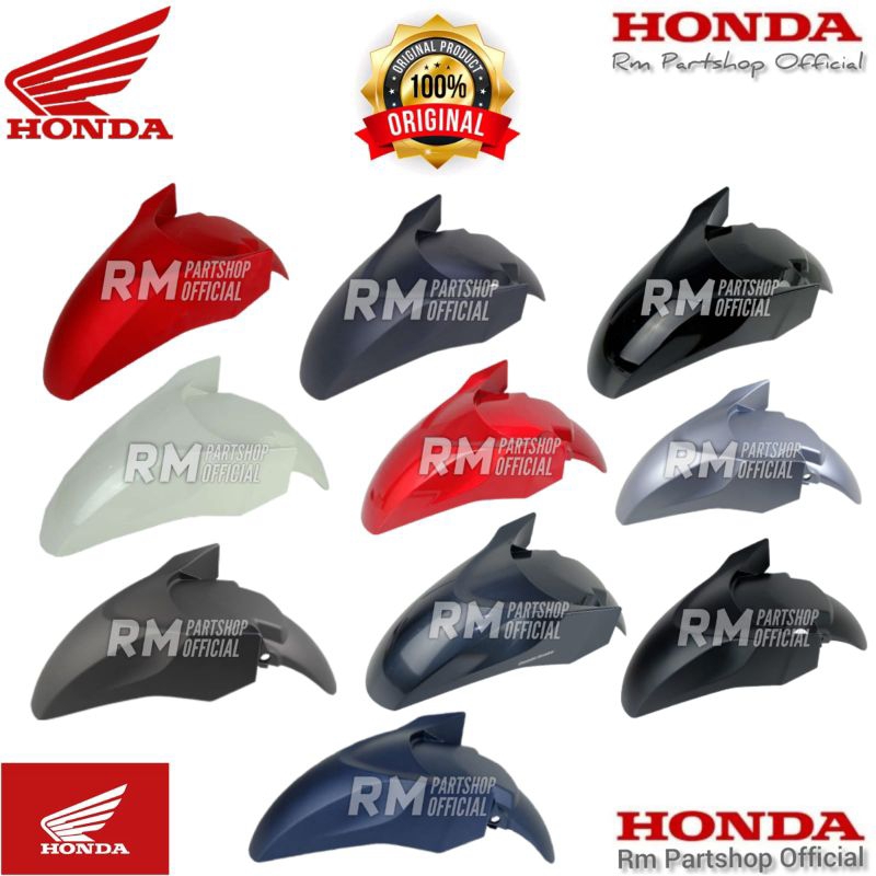 Jual front fender ff spakbor depan Honda PCX K1Z PCX 160 NEW merah doff ...
