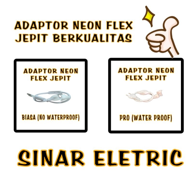 Jual SOCKET / ADAPTOR KHUSUS NEON FLEX JEPIT (TYPE BARU) BERKUALITAS ...