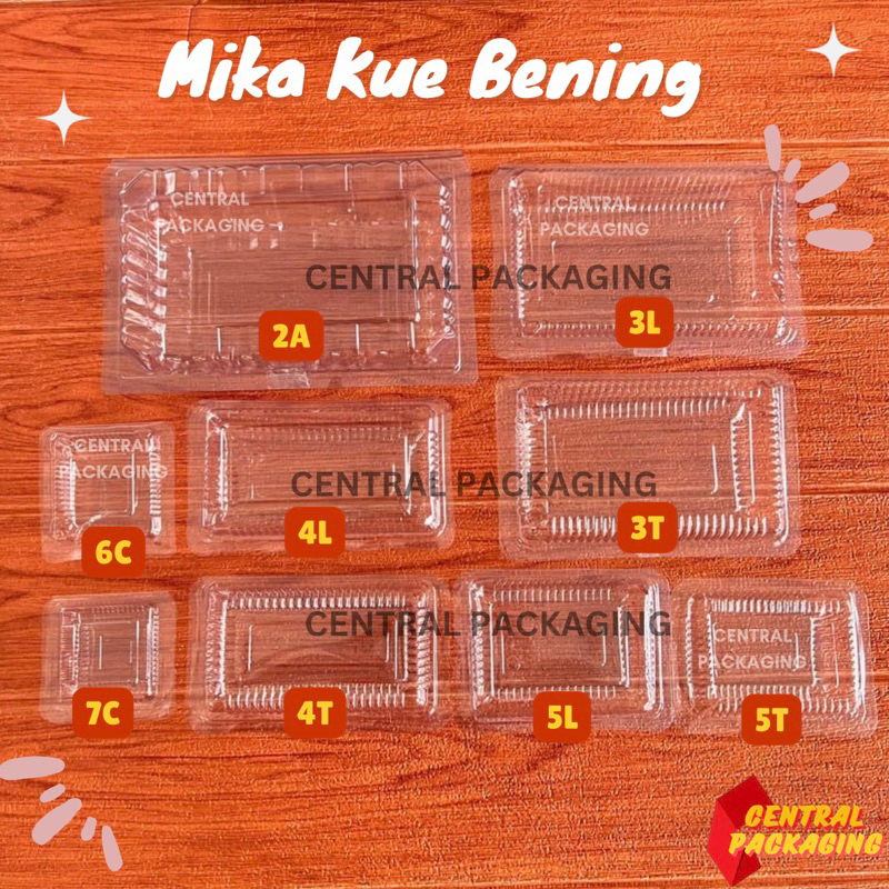 Jual MIKA PLASTIK MAKANAN / MIKA KUE 6C 7C 5L 5T 4L 3T 3L 2A / MIKA ...