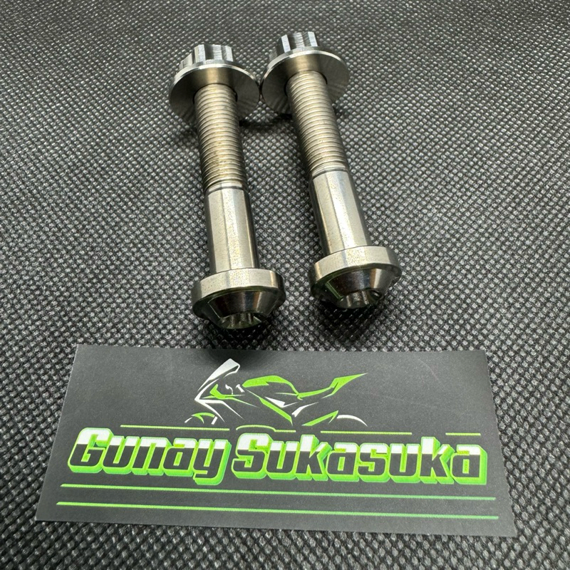 Jual Baut Titanium As Shock Belakang Ninja R SS RR OLD ZX New RR Original | Shopee Indonesia