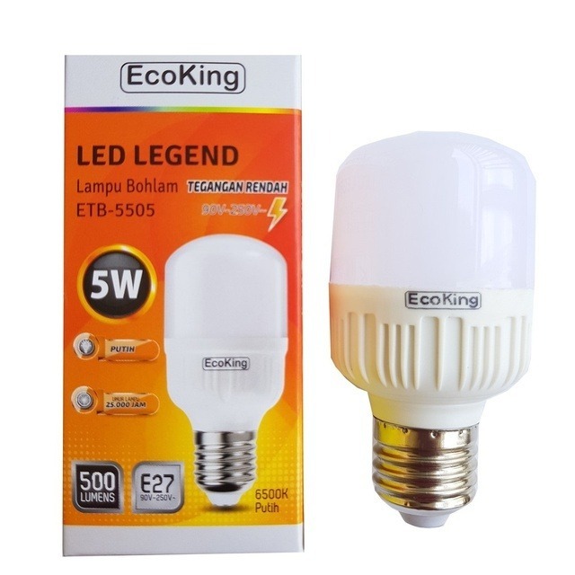 Jual Lampu LED murah Lampu murah LED BLUB ECOKING LEGEND 5W 10W 15W 20W ...
