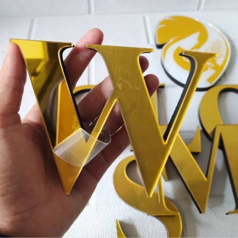 Jual Huruf Abjad Nomer Angka Akrilik Universal (HA03) | Shopee Indonesia