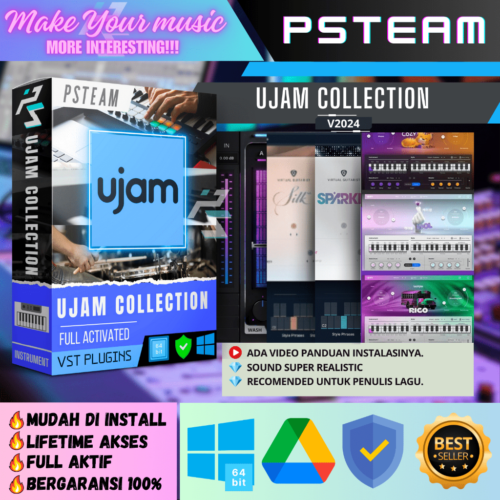 Jual UJAM COLECTION 2024 [ FULL VERSION | FULL ACTIVATED ] | Shopee ...