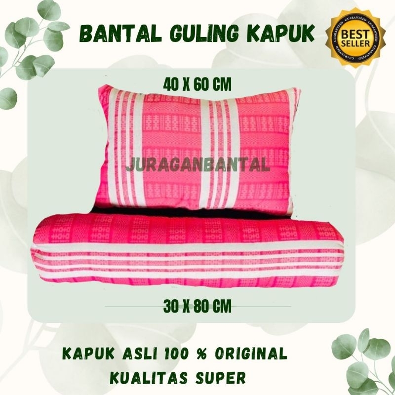 Jual Paket Bantal Guling Kapuk Randu Grade A Super Premium | Shopee ...
