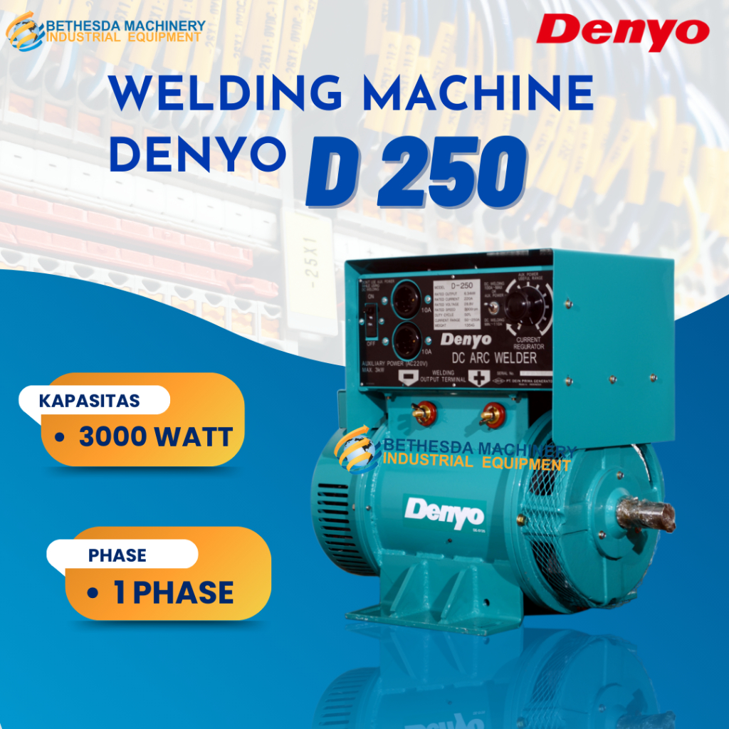 Jual Alternator las Denyo D 250 ampere Generator Listrik D250 3000 watt ...