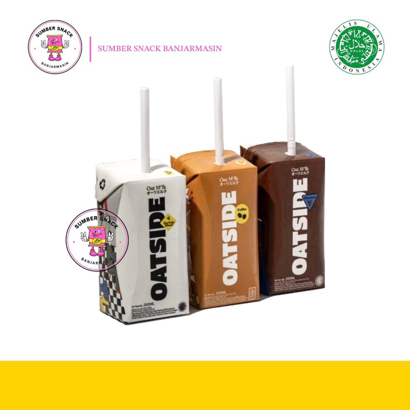Jual Oatside Oat Milk Mini Straw (200ml) (4 Varian Rasa) | Shopee Indonesia