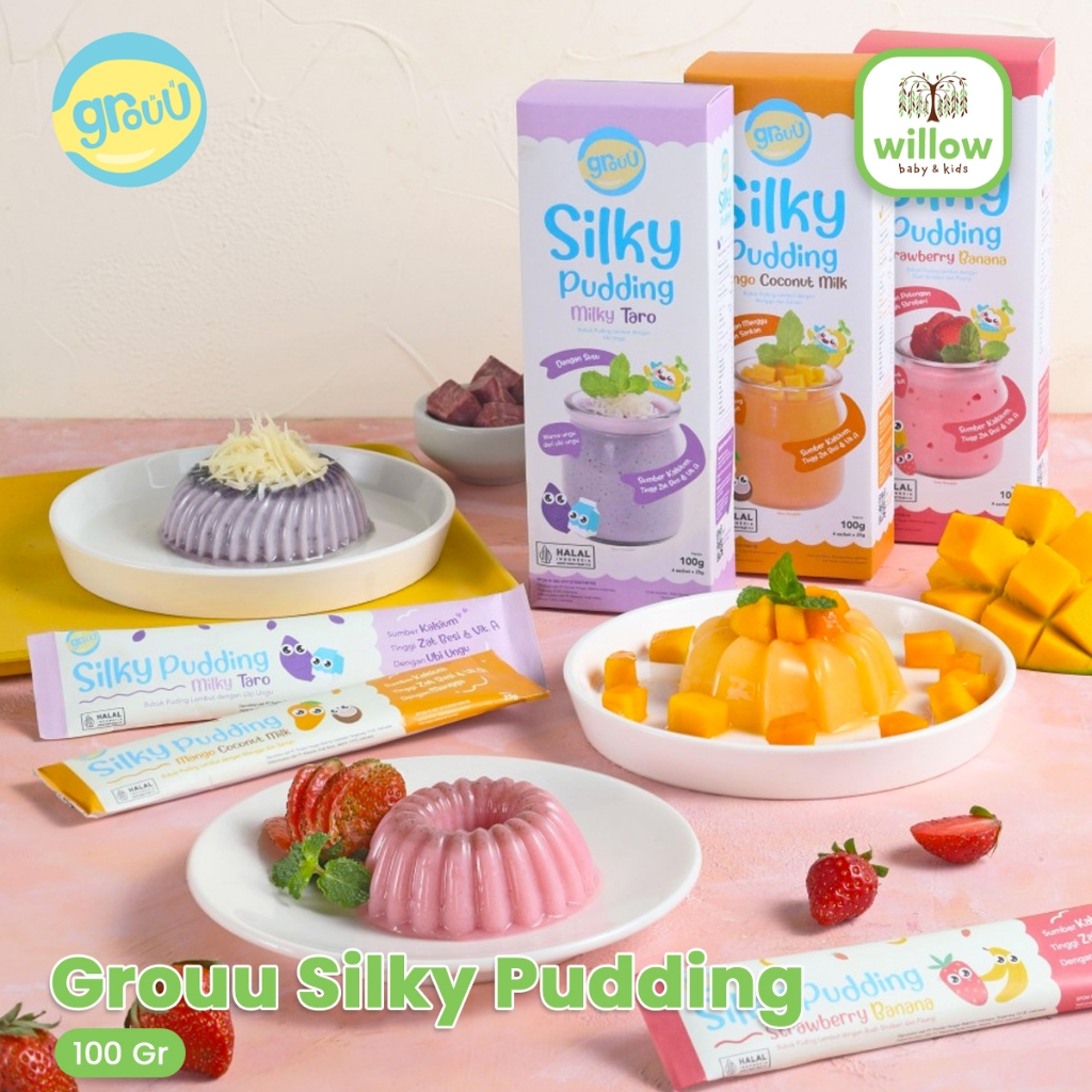 Jual Bahan Makanan - Grouu Silky Pudding 100Gr | Shopee Indonesia