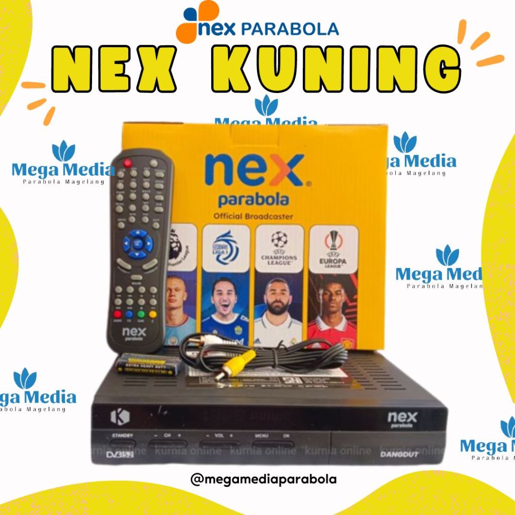 Jual Receiver Nex Parabola Kuning/Merah Mnc Grup Free 1 Tahun Bisa ...
