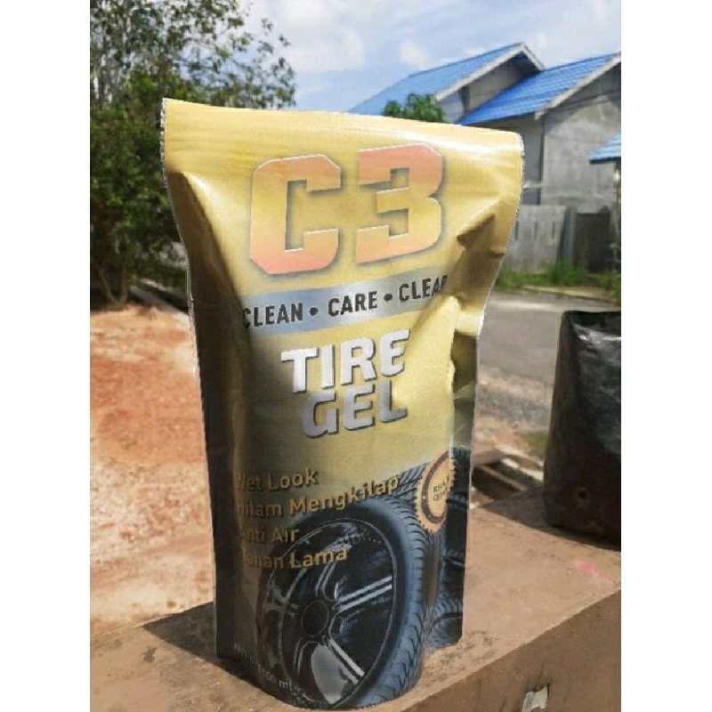 Jual C3 TIRE GEL 1000 ml(Semir Ban dan Dashboard, Kit ban ) | Shopee ...