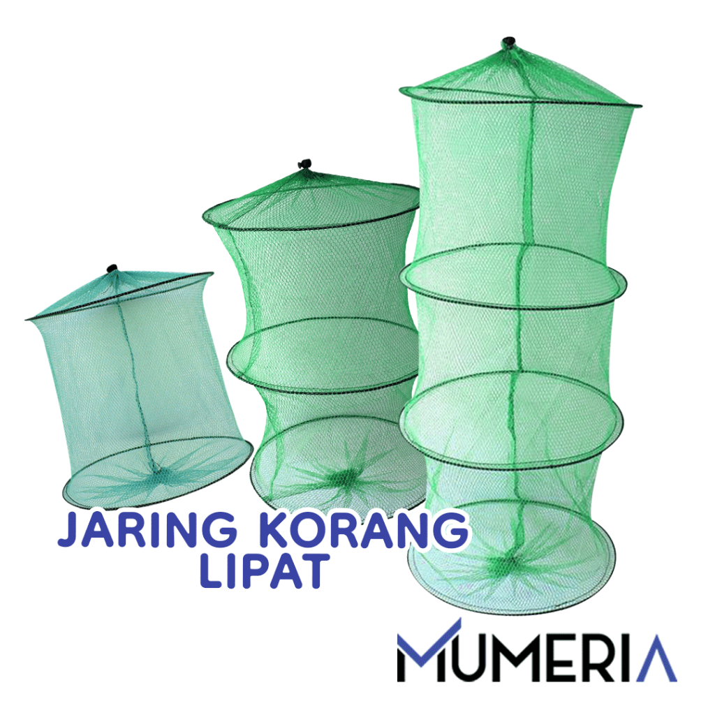 Jual Jaring Korang Keramba Koja Wadah Tempat Tampung Bulat Lipat ...