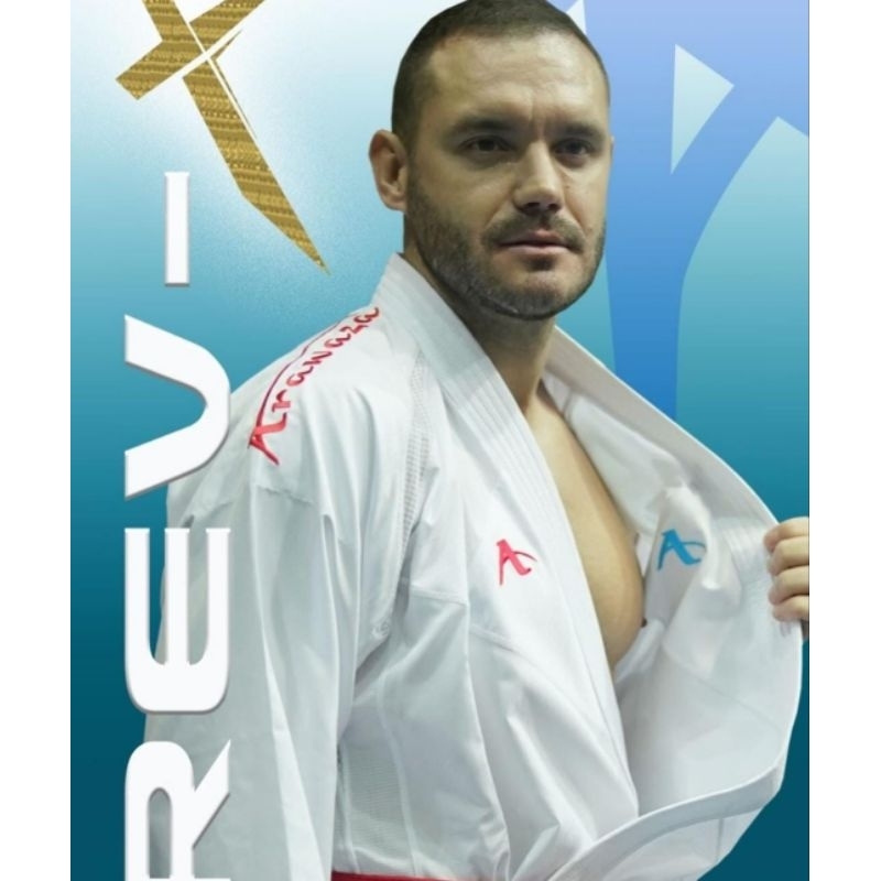 Jual Baju Karate Kumite Arawaza Rex-X Model Bolak Balik Merah Biru Aka ...
