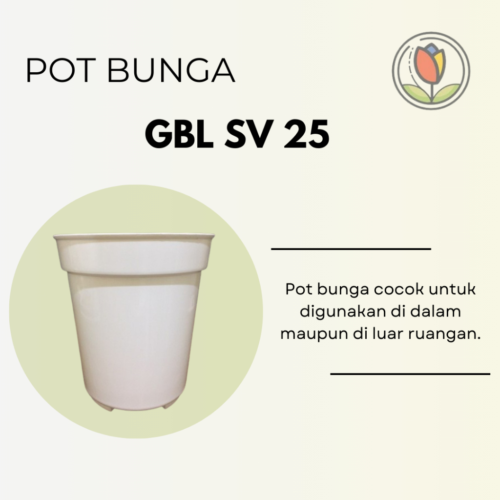 Jual Pot Bunga | Pot GBL SV 25 | Shopee Indonesia