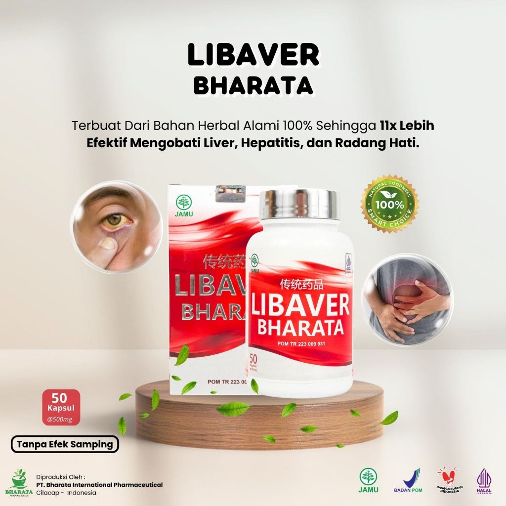Jual Obat Liver Hepatitis Ampuh Original LIBAVER BHARATA - Obat ...