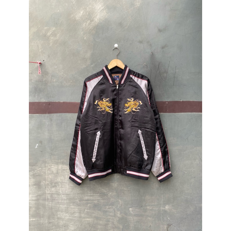 Jual Jaket Sukajan Traditional Japan second thrift | Shopee Indonesia