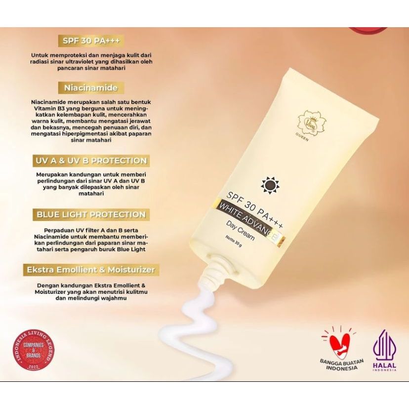 Jual VIVA WHITE ADVANCE SERIES DAY CREAM SPF30/NIGHT CREAM | Shopee ...